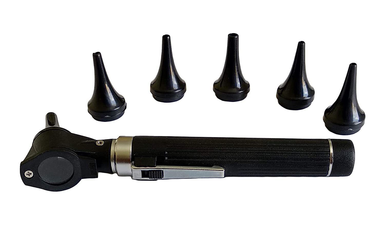 Otoscope (LED-White Light)Auriscope with Battery Handle Pocket Scope ...