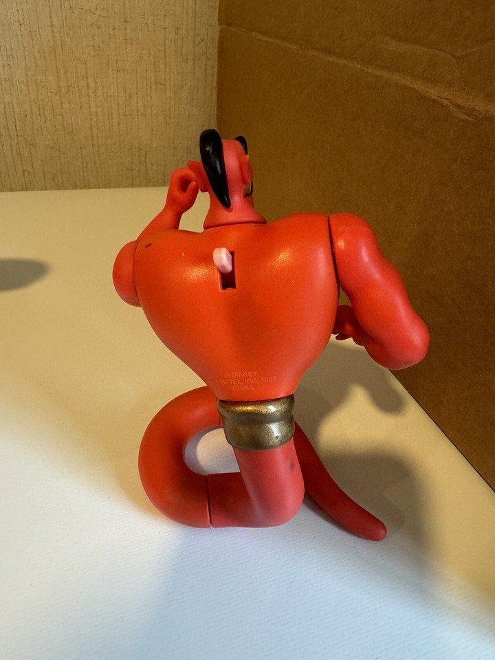 1993 Vintage Mattel Disney Aladdin Red Jafar Evil Genie Figure | eBay