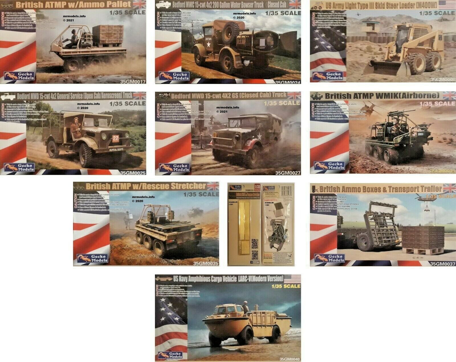 Gecko Models 1/35 Vehicles British Military Vehicle New Plastic Model ...