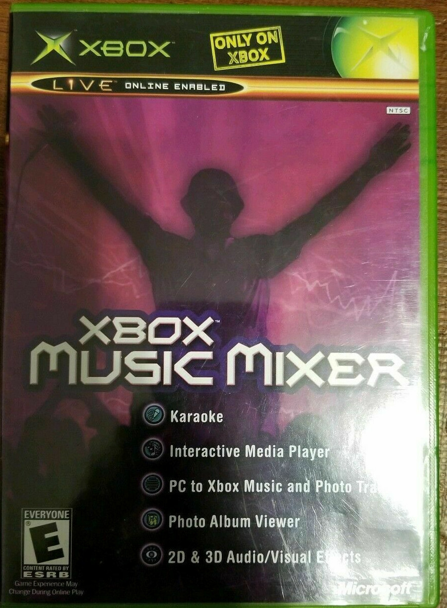 Xbox Music Mixer (Microsoft Xbox, 2003) GAME COMPLETE with MANUAL ...
