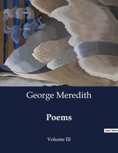 George Meredith Poems (Poche) 9791041988976 | eBay