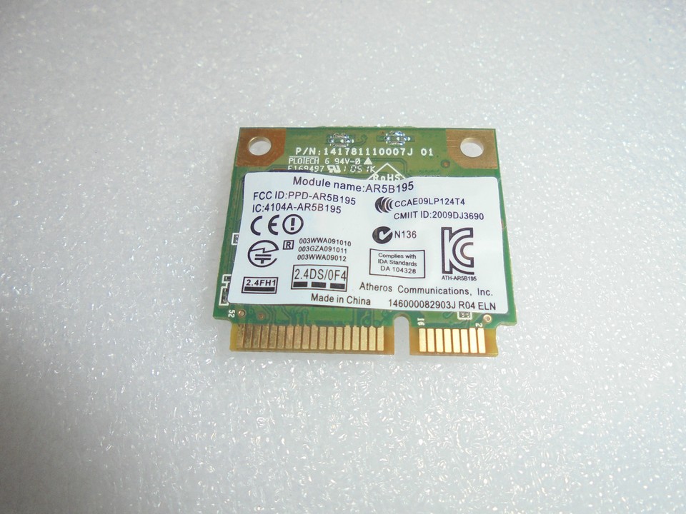 NEW Dell Inspiron 1120 1121 AR5B195 WLAN 802.11n Wireless Mini PCI-E ...