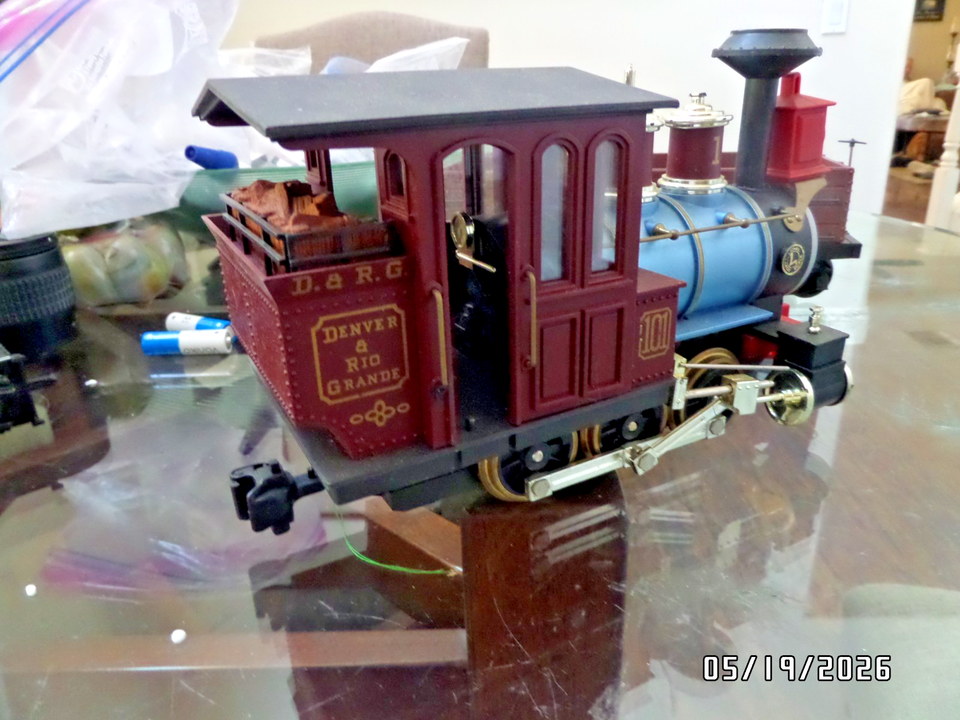 LIONEL G SCALE DENVER RIO GRANDE 0-6-0 STEAM LOCOMOTIVE #101 | eBay