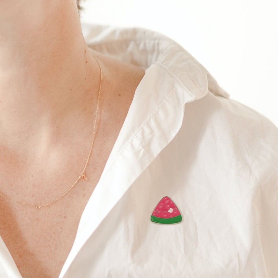 6Pcs Watermelon Lapel Pin: Creative Watermelon Enamel Pins - Kawaii ...