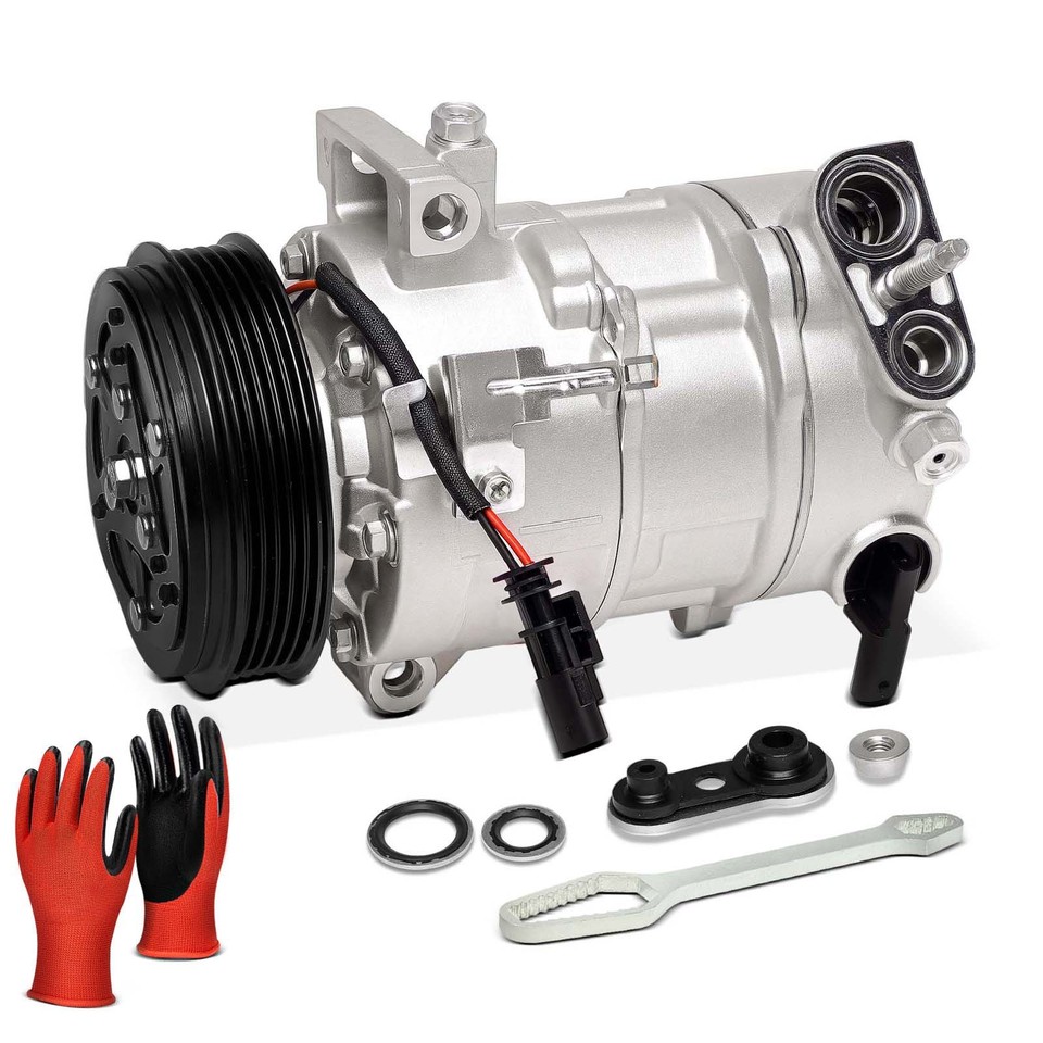 AC Compressor w/ 6SEU14 Style & 5-Groove Pulley for Cadillac CT5 CT4 ...