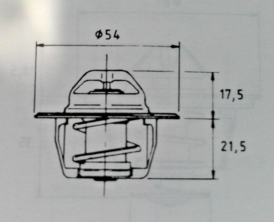 TRIUMPH STAG Mk1 & Mk2 (1970-77) 82°C COOLANT THERMOSTAT & GASKET -Borg ...