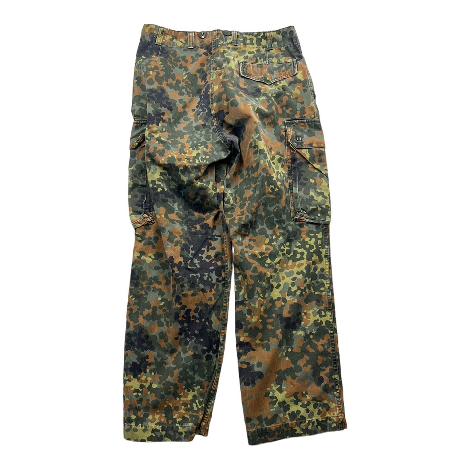 Vintage German Flecktarn Camo Pants Cargo Combat Pants | eBay