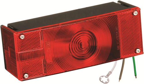 403026 Waterproof Red Low Profile Tail Trailer Light, Left/Roadside, 8 ...