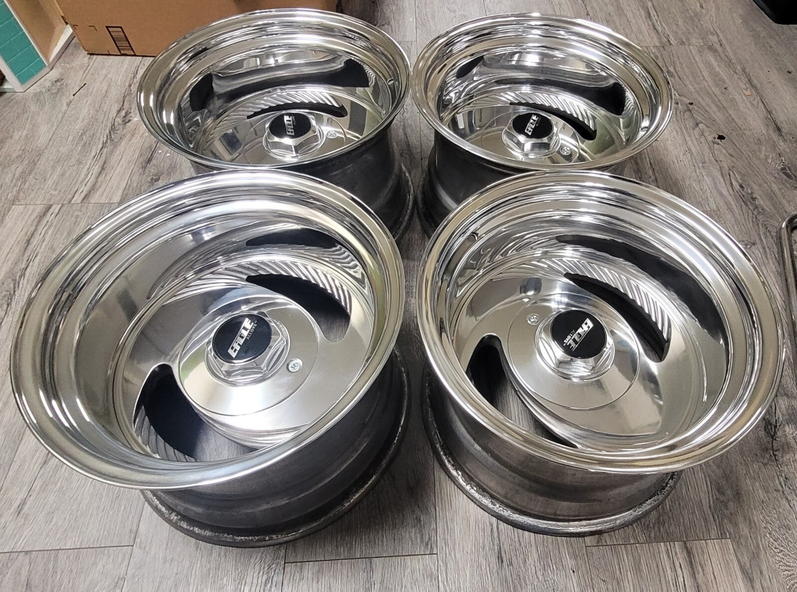 15x10 Eagle Alloy 190 Wheels | 5x5.5 | Ford Dodge Suzuki | Prime Boyd ...