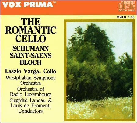 The Romantic Cello (CD, Vox Prima) for sale online | eBay