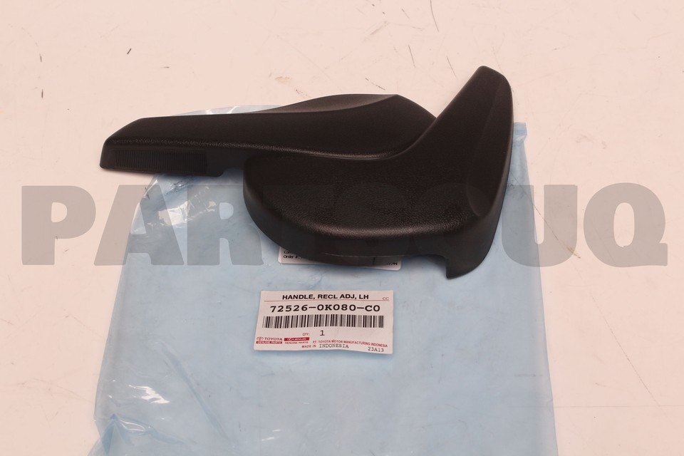 725260K080C0 Genuine Toyota HANDLE, RECLINING AD 72526-0K080-C0 | eBay