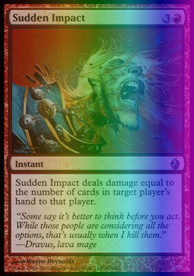 Magic the Gathering MTG Sudden Impact (25) PDS Fire & Lightning LP FOIL ...