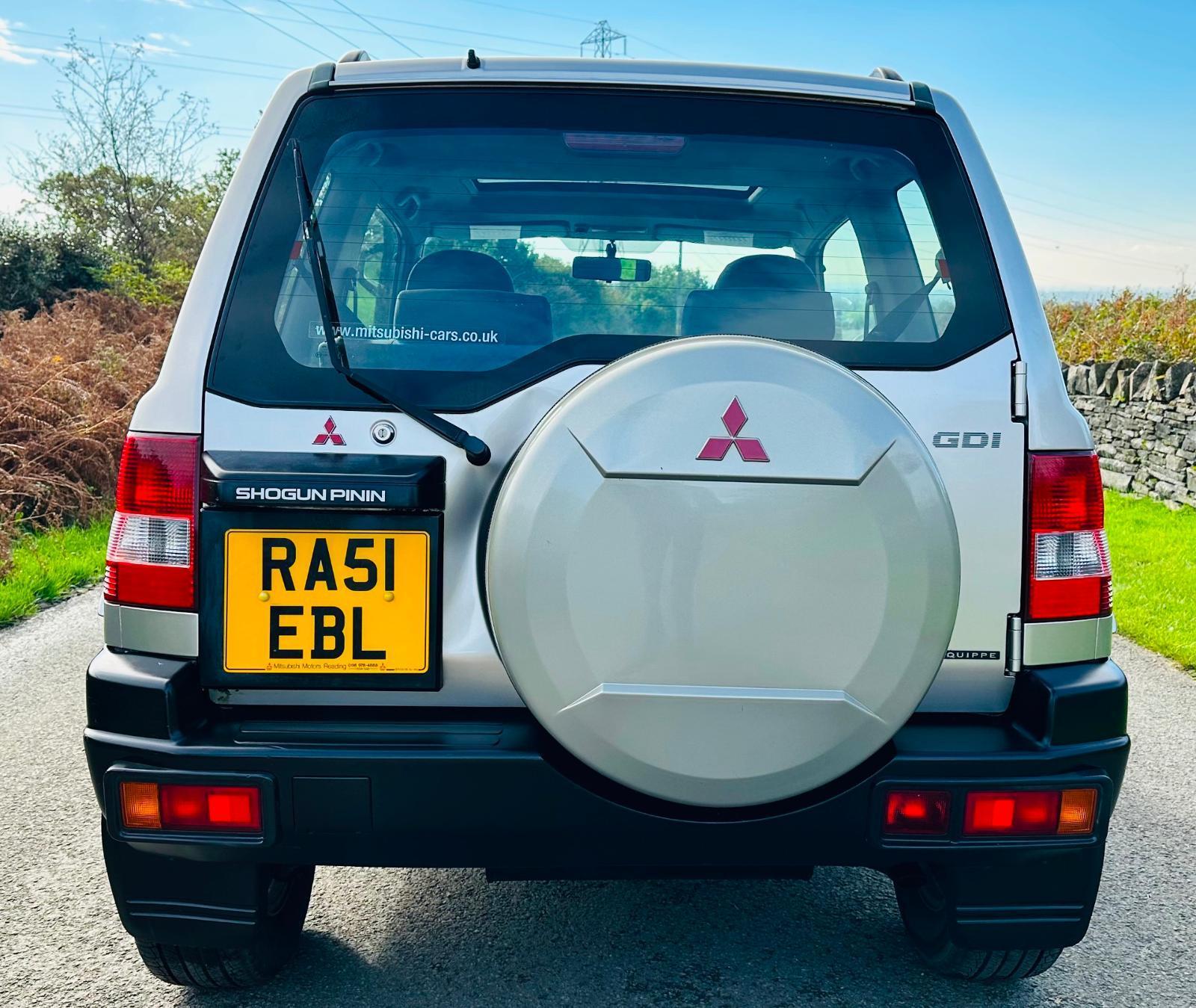 2001 Mitsubishi SHOGUN PININ GDI EQUIPPE ESTATE PETROL Manual | eBay