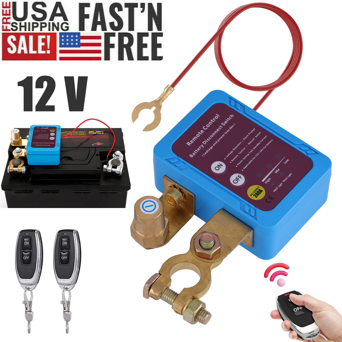 12 Volt Battery Kill Switch