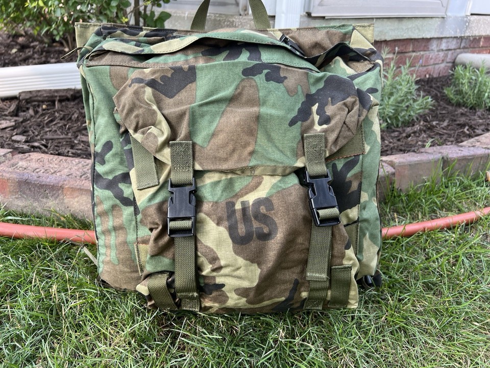 M81 Woodland Camo Patrol Pack Rucksack Backback | eBay
