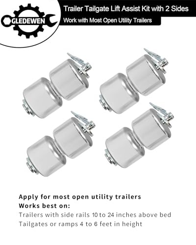 Trailer Gate Lift Assist (Upgrade), 2-Sided Trailer Tailgate Lift ...
