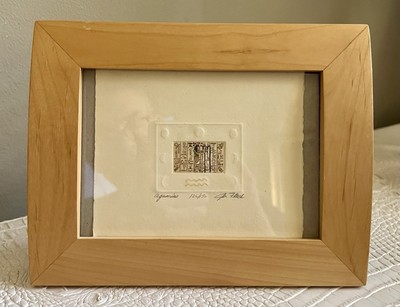 Jan Fleck "Aquarius” 126/150 Hand-Painted Egyptian Etching Signed | eBay