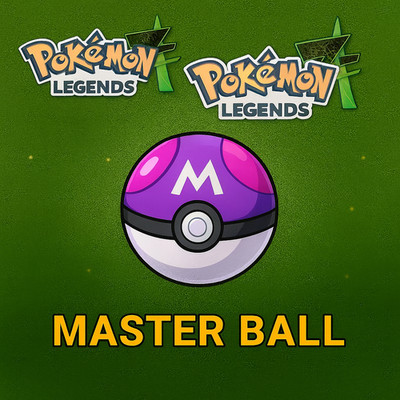 Pokemon Legend Z-A / 10x Master Ball / 100 % Catch Rate. | eBay