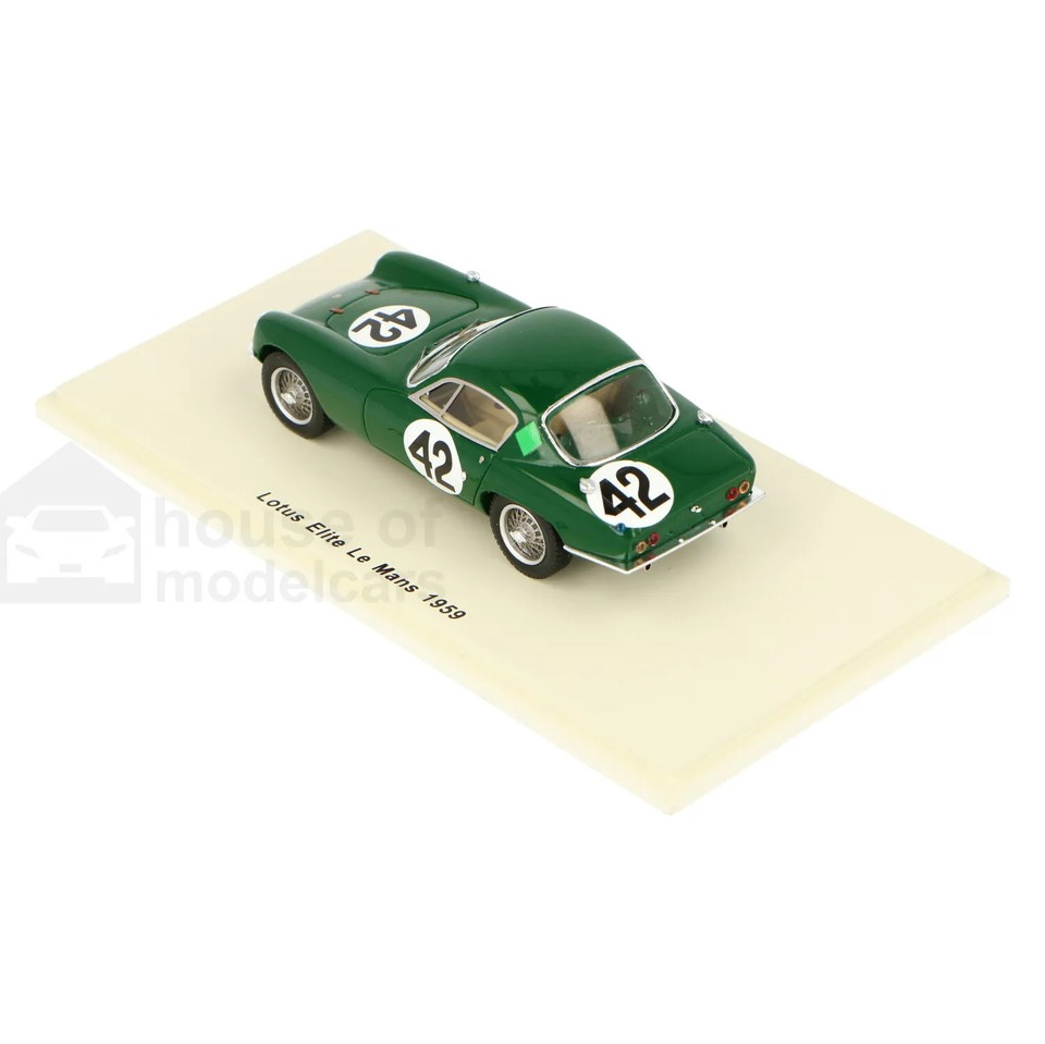 Lotus Elite S5076 Spark Models Model Car 1:43 1959 John Whitmore / Jim ...