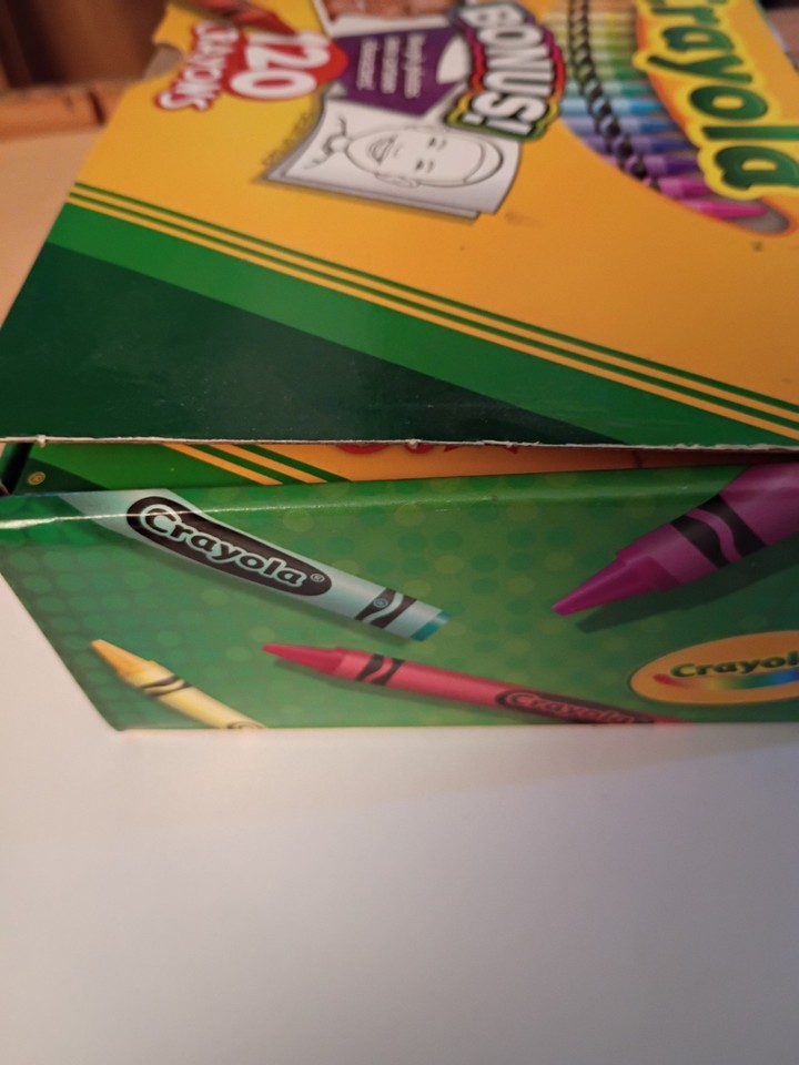 Crayola 120 Crayons Box Bonus Story Studio Morph Photos Cartoon ...