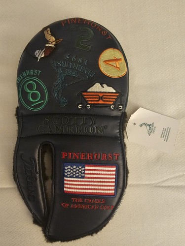Scotty Cameron Headcover Pinehurst Rare Exclusive Mallet Putter Cover ...