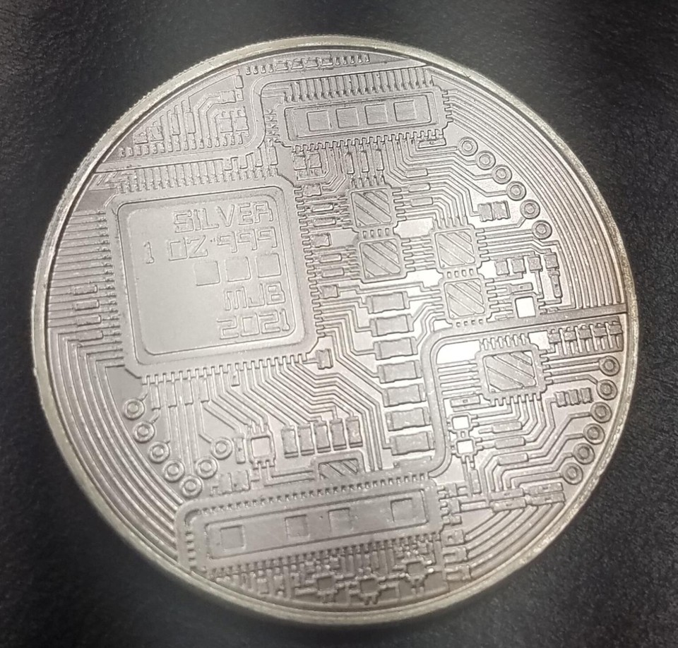 Doge Coin Silver Medal Round | .999 Silver 1oz Coin | Crypto Currency ...