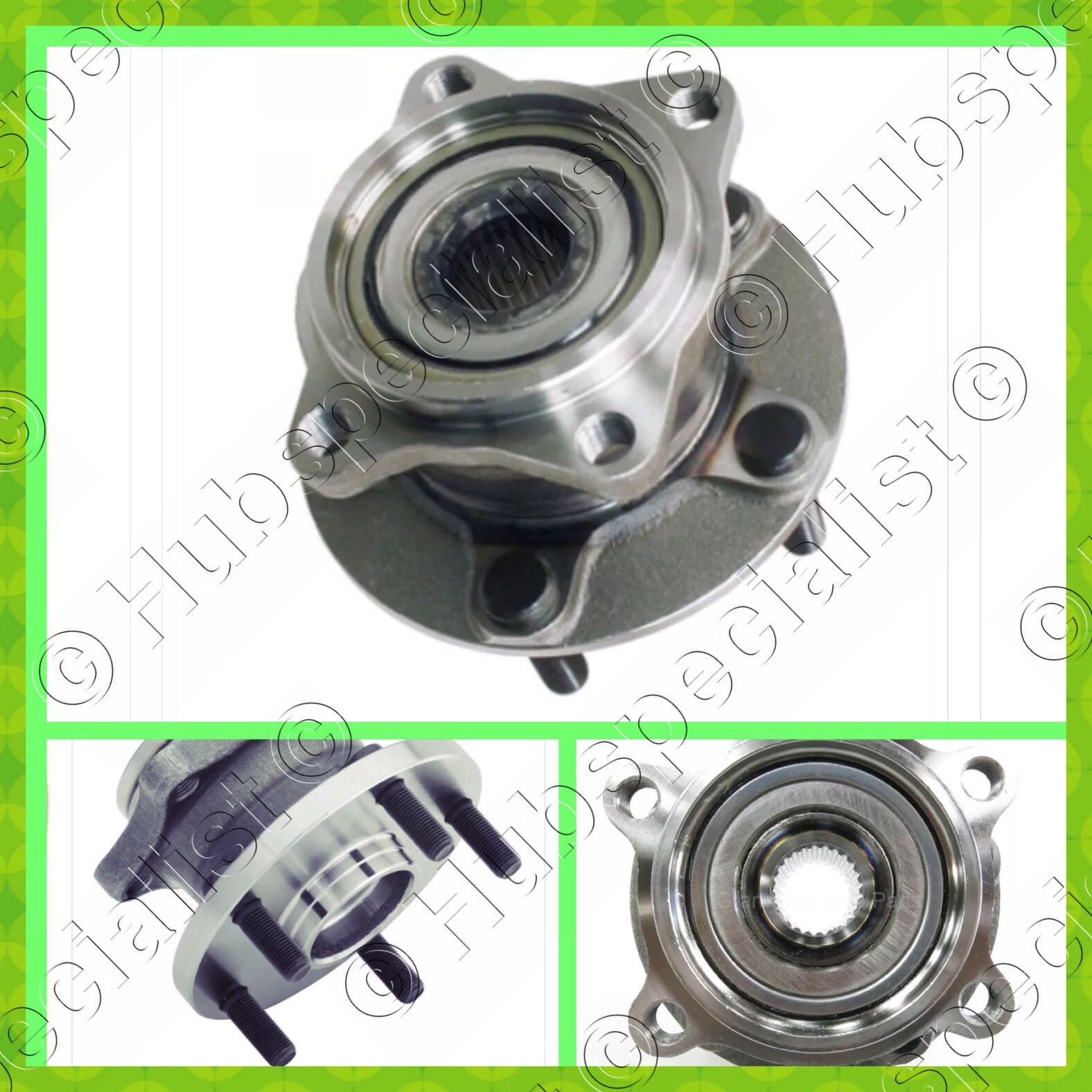 FRONT WHEEL HUB BEARING ASSEMBLY FOR 2014-2015-2016 MAZDA 6 CX5 SINGLE ...