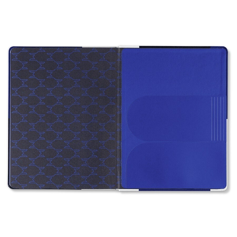 BMW MINI Notebook Car Tile Vibrant Silver White Fabric Cover - Blue ...