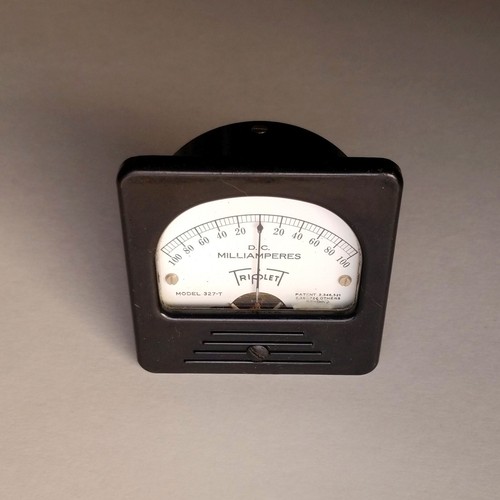 Triplett Model 327-T DC Milliamperes Panel Meter 0-100mA 3in x 3in | eBay
