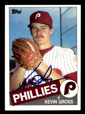 1985 Topps Baseball #584 Kevin Gross Signed Autograph (No COA) *e1 | eBay