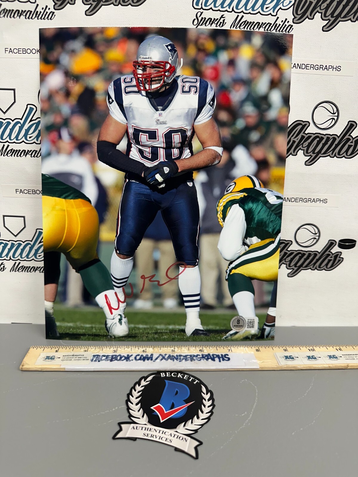 Mike Vrabel Autographed Memorabilia | Signed Photo, Jersey ...