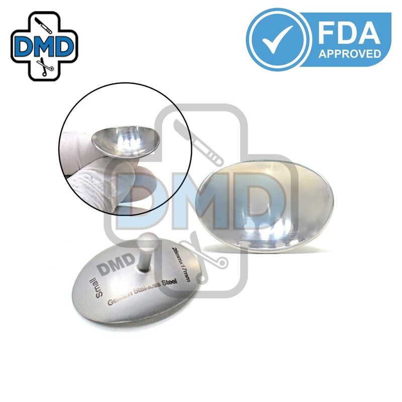 Corneal Eye Shield Stainless Steel | S 26mm X 17mm | Laser Eye ...