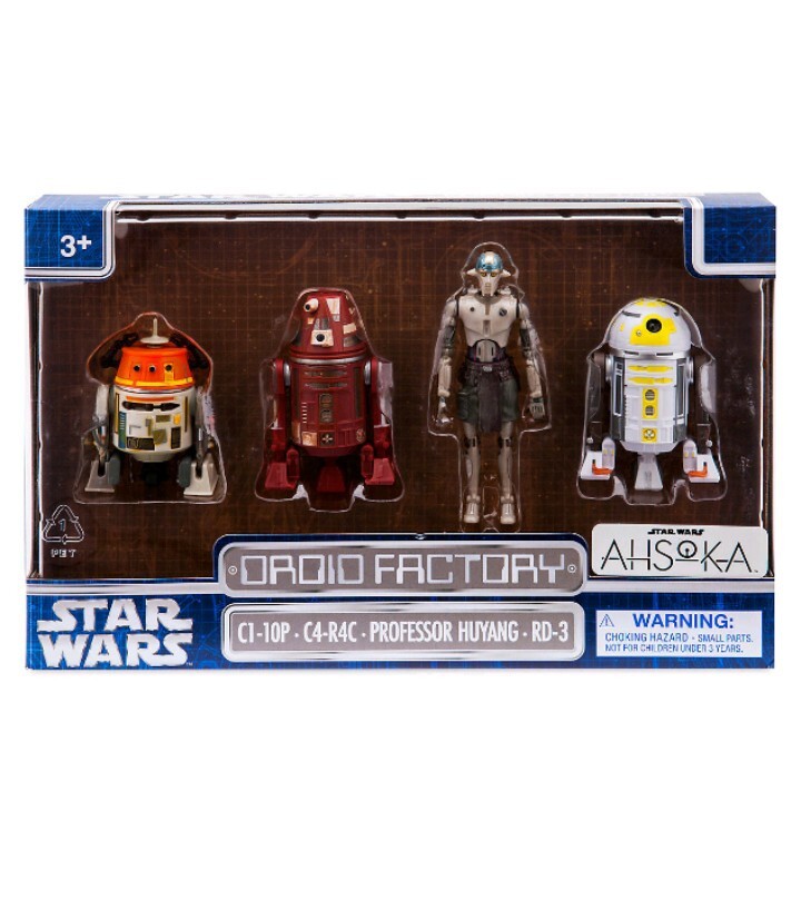 Star Wars: Ahsoka Droid Factory Set: C1-10P Chopper C4-R4C RD-3 ...