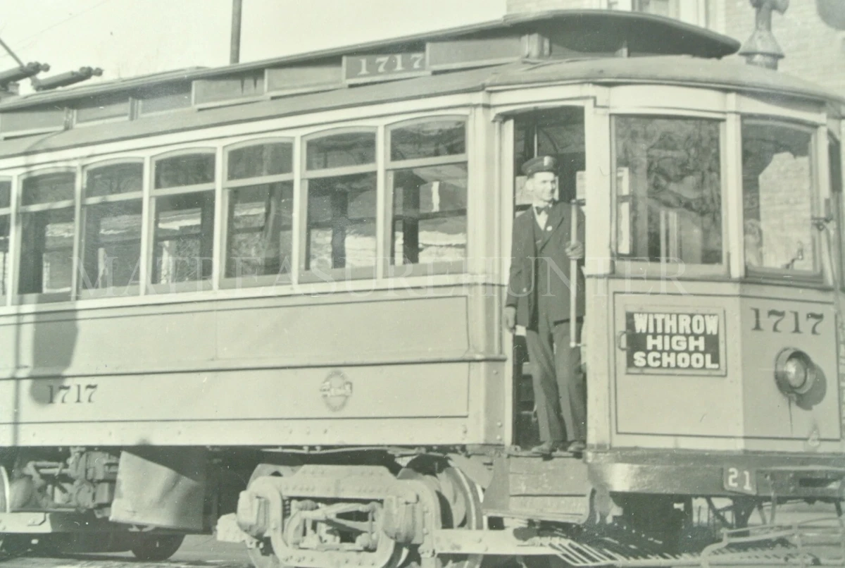 Streetcar Motorman On The Line