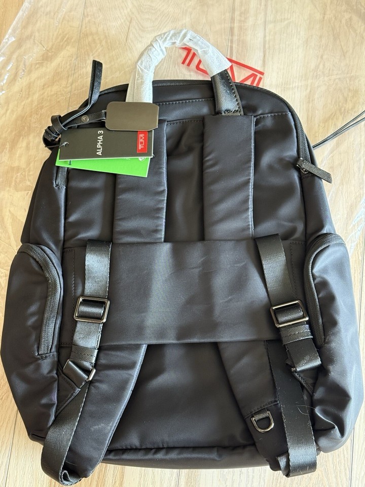 Tumi V1309 Womens Black Voyageur Celina Backpack Black & Gunmetal ...