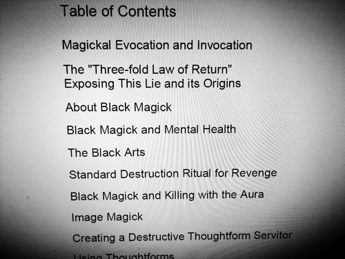 antique book satanic grimoire black magic rare esoteric manuscript ...