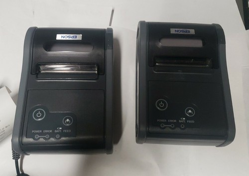 Lot Of 2 Epson TM-P60 POS Mobile Thermal Printer (Model M196B) - With ...