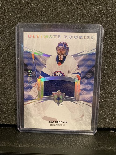 2020-21 Upper Deck Ultimate Collection Rookies Ilya Sorokin #192 /449 ...