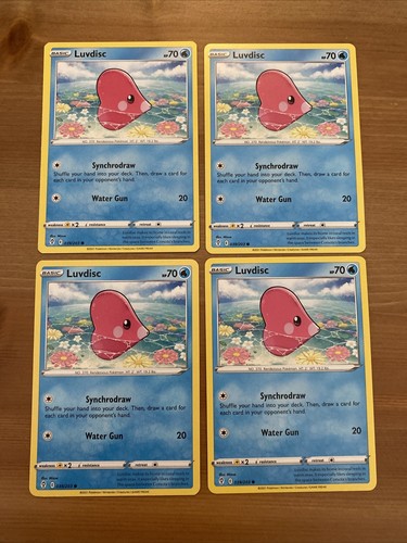 Evolving Skies Luvdisc 039/203 x4 Pokemon Play Set 4x | eBay
