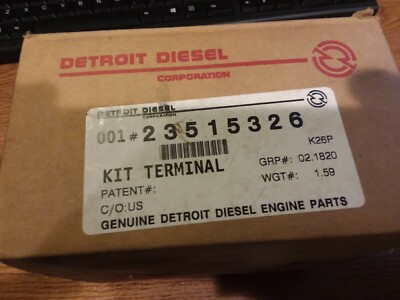 GENUINE OEM DETROIT DIESEL, TERMINAL KIT 23515326, FREE SHIPPING | eBay