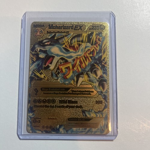 Custom Pokémon Yellow Foil Card M Charizard EX Fan Art Card Free ...