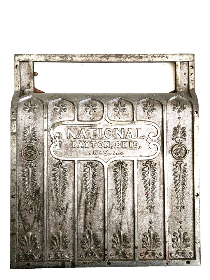 National Cash Register Nickel Plated Back For NCR | eBay