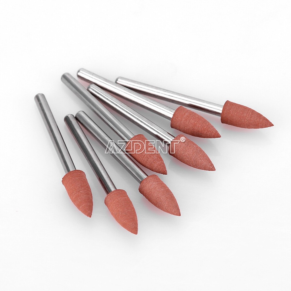 Dental Brownie Polishers Friction Grip FG Burs Mini Points 1.6mm 12pcs ...