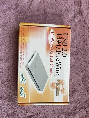 FireWire 1394 USB 2.0 Enclosure | eBay