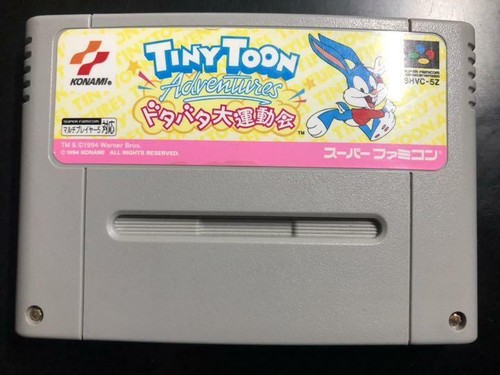 SFC SNES KONAMI Tiny Toon Adventures Slapstick Big athletic meet ...