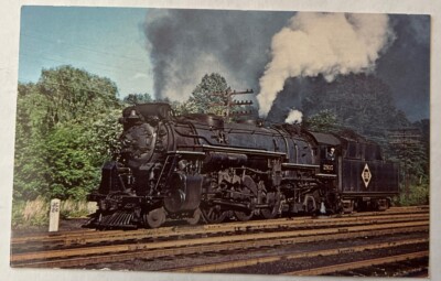 Postcard Erie 2935 Heavy Pacifics Class Railroad Waldwick New Jersey ...
