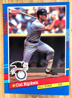 1991 DONRUSS CAL RIPKEN ALL-STAR CARD#52 NM-MT BALTIMORE ORIOLES HALL ...
