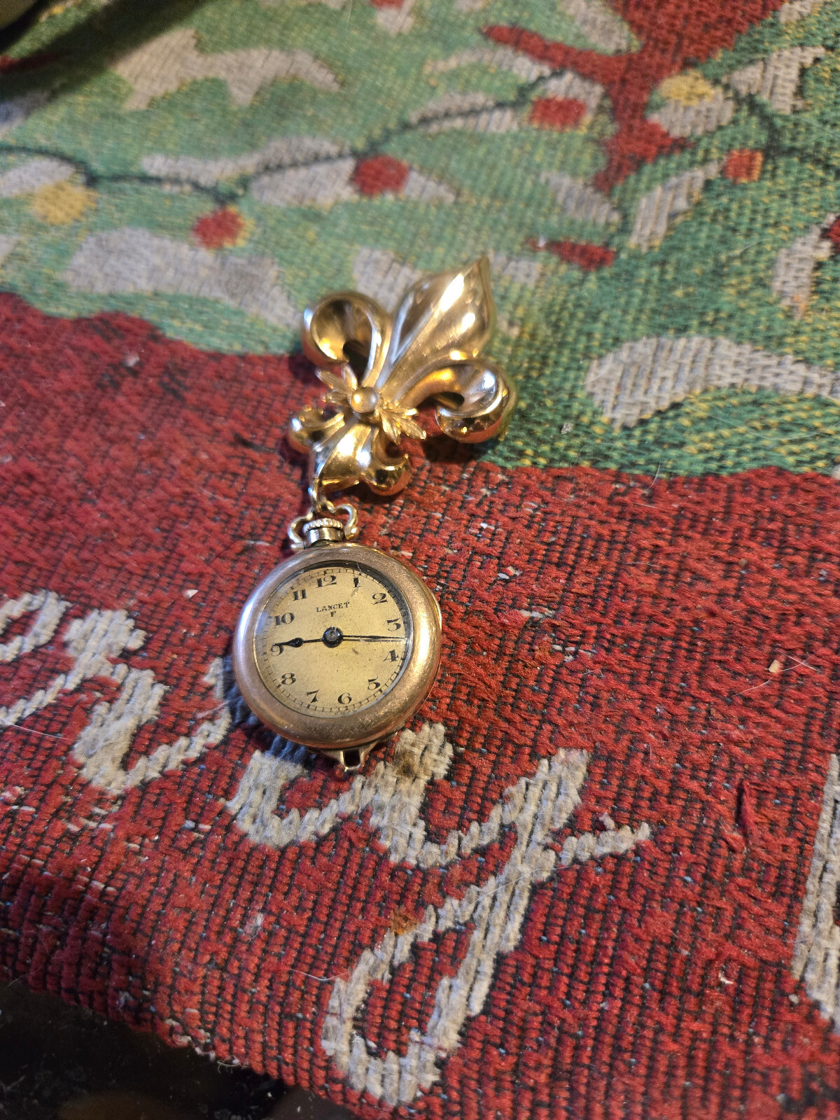 Lancet Pocket Watch small one with fob - Gem