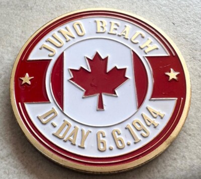 Canada D-Day 6th June 1944 Juno Beach World War 2 Challenge Coin | eBay