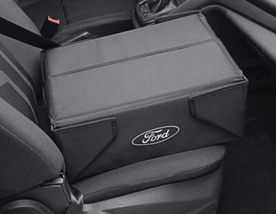 Genuine Ford Foldable Seat Organizer Storage Box + Seat Belt Restraint ...